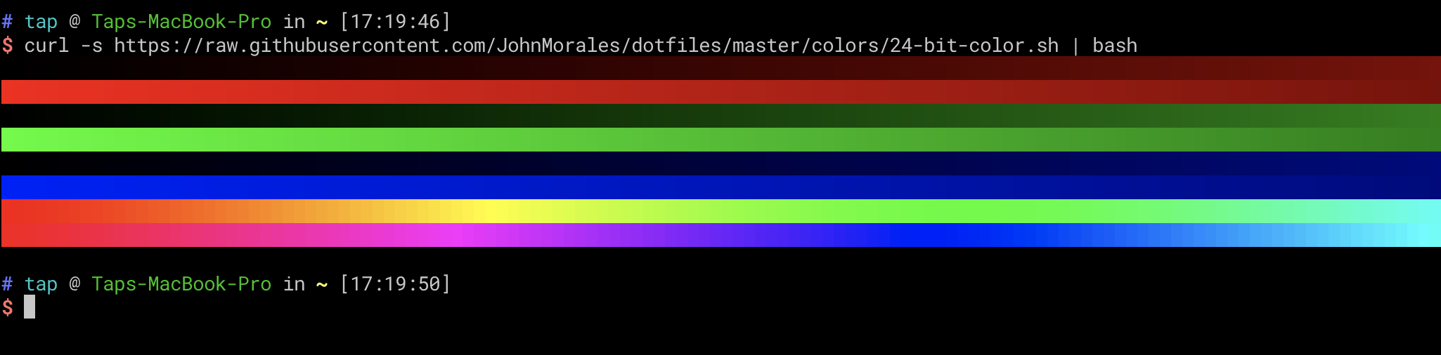 tmux true color,真彩色配置_.tmux.conf true color-CSDN博客