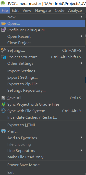 【UVCcamera/新手向】Android Studio编译&踩的坑_uvccamera 用哪个版本android studio-CSDN博客