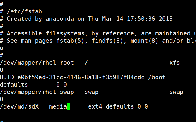 使用/dev/sdX 四块硬盘,创建RAID-01，文件系统为ext4 挂载到/media，且开机自动挂载_如何把sdx做raid-CSDN博客