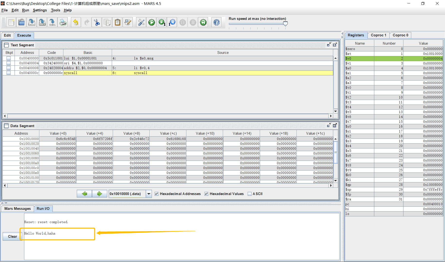 汇编MIPS指令集 add两数相加、syscall输出字符串、bgt分支语句、ble循环语句_汇编ble-CSDN博客