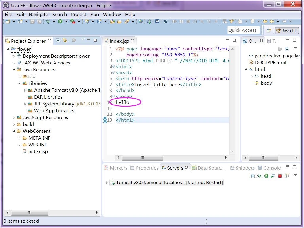 Eclipse创建一个Web项目的完成步骤（误删sever和tomcat的解决方案）_不小心把tomcat的布局删了怎么办-CSDN博客