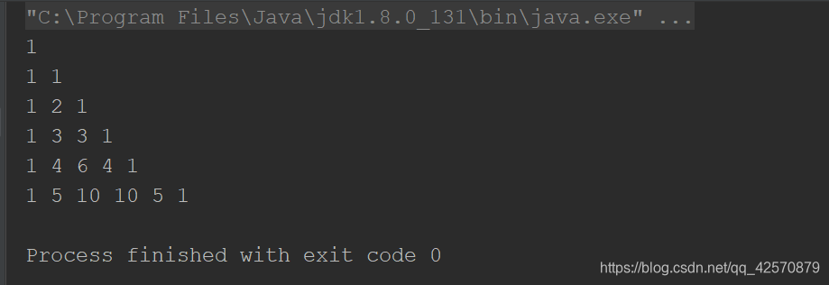 Java代码实现杨辉三角杨辉三角java代码 Csdn博客