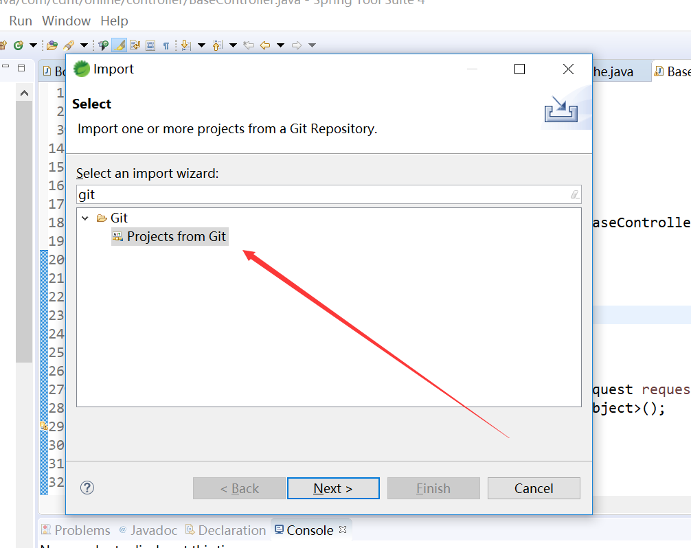 Sts（Spring Tools Suite）的git操作_在springtoolsuite从git拉取代码-CSDN博客