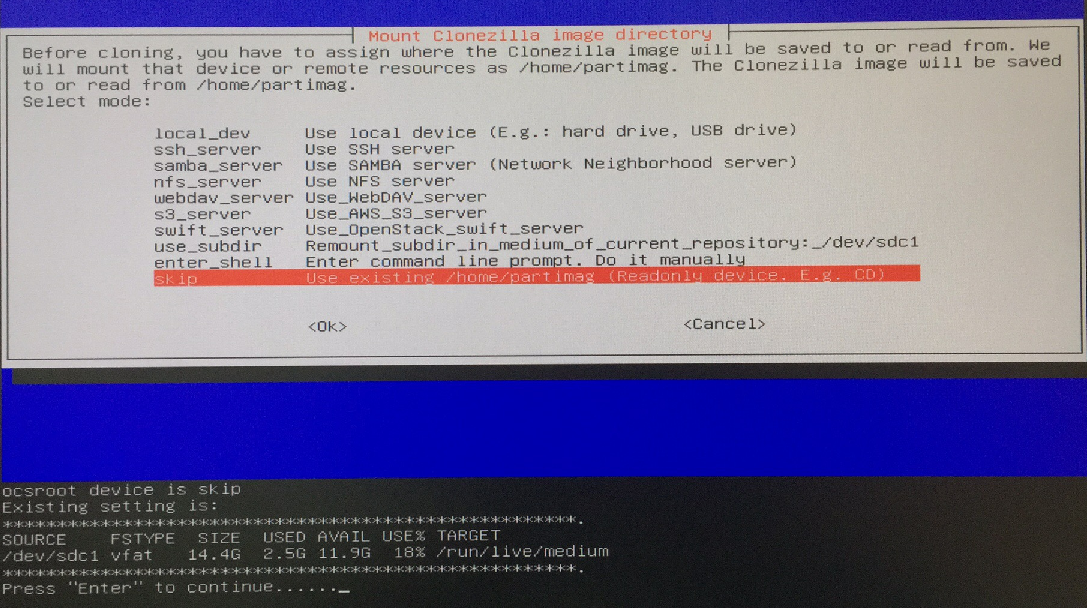 用 Clonezilla USB盘恢复系统-CSDN博客