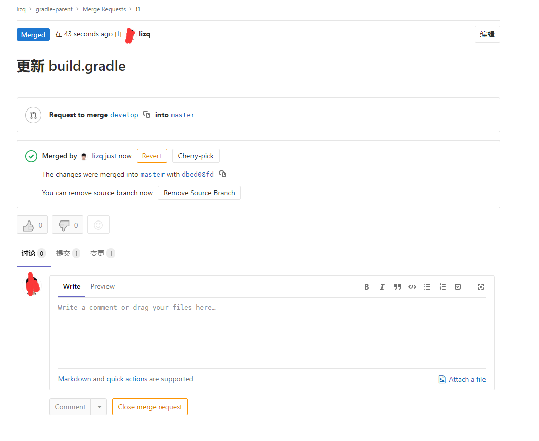 GitLab合并请求_gitlab new merge request-CSDN博客