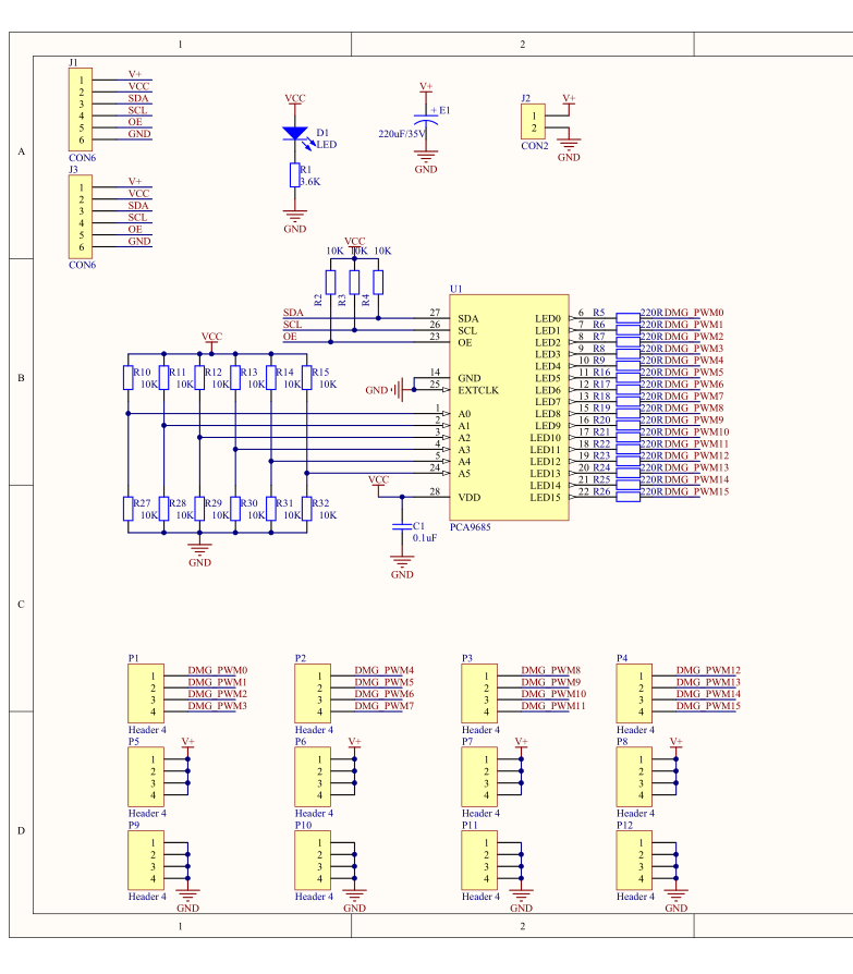 PWM输出模块PCA9685_pca mg9xx-CSDN博客