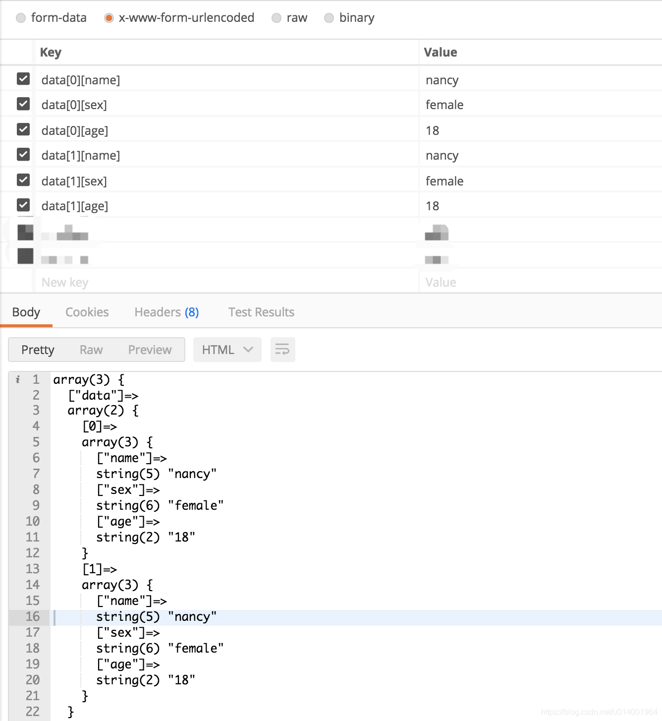 Postman 通过post传递数组 Postman Post 数组 Csdn博客