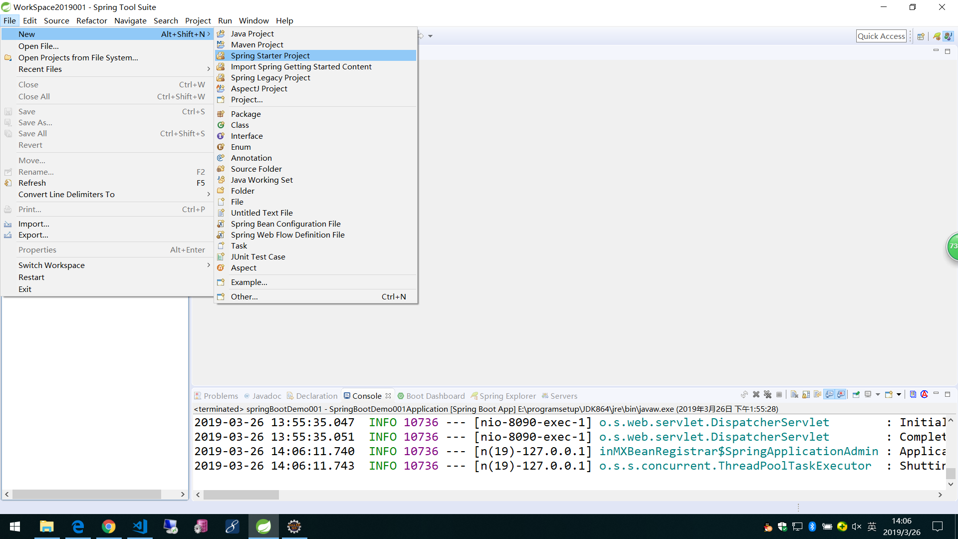 创建一个SpringBoot入门实例 - STS方式_sts.exe-CSDN博客