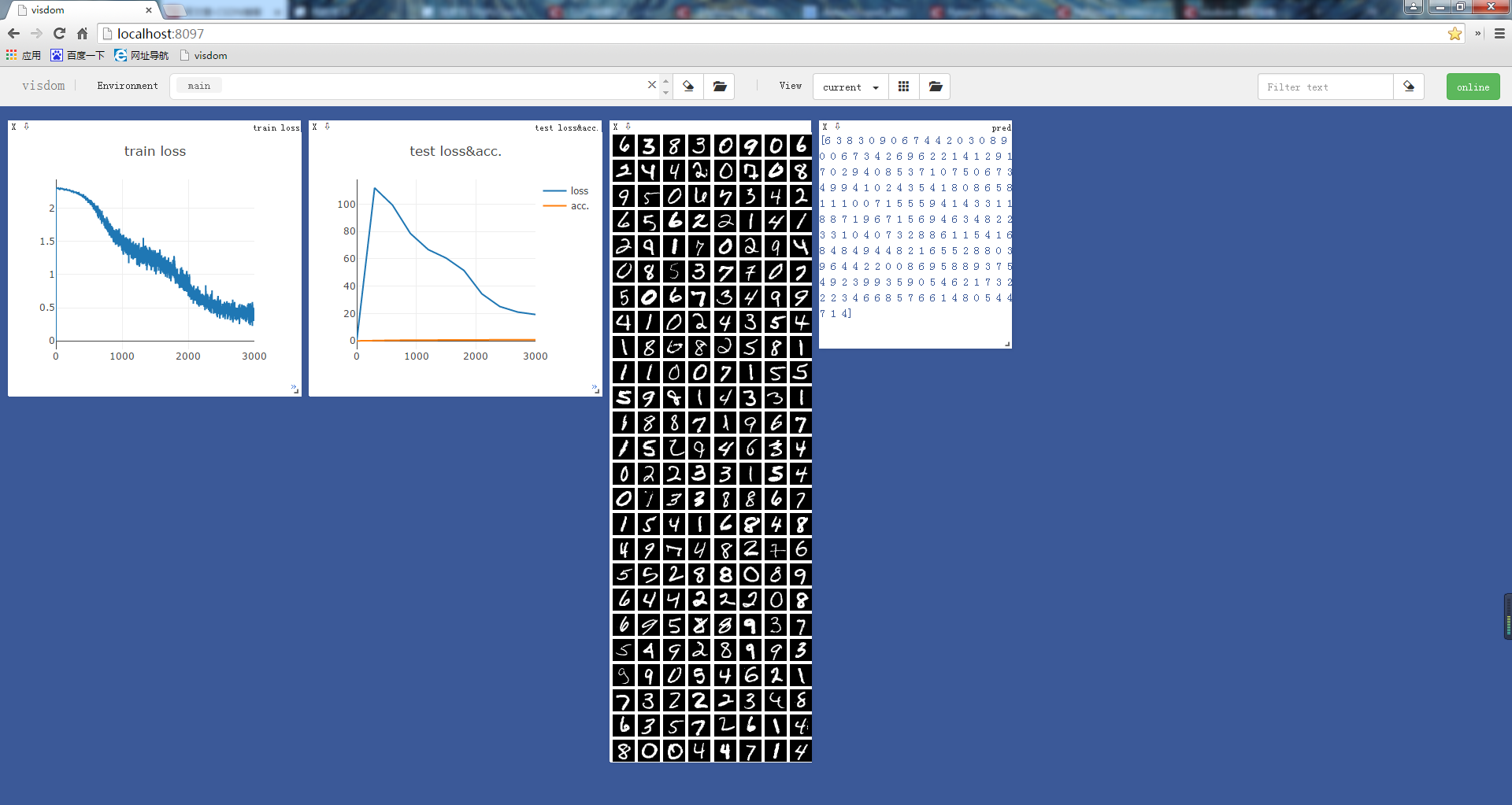 【PyTorch学习笔记】13：使用Visdom可视化训练-测试过程_visdom测试程序-CSDN博客
