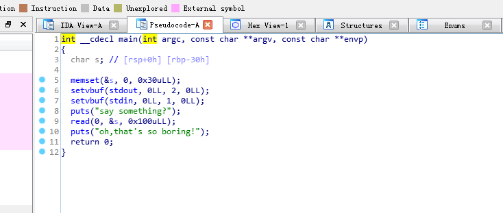 [pwn]bugku pwn2_pwn2 bugku say-CSDN博客