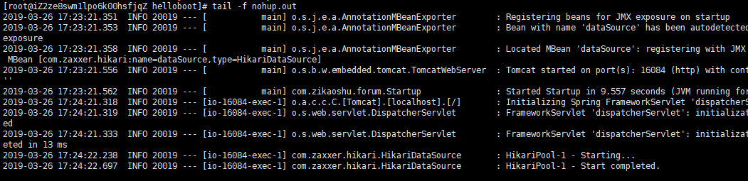 Linux环境下以命令和脚本方式启动jar包_tail -100f nohup.out启动jar包-CSDN博客