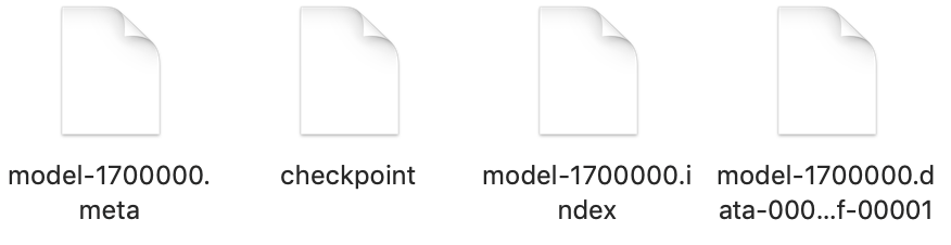Tensorflow使用保存的模型——没有找到.ckpt文件怎么办_没有ckpt-CSDN博客