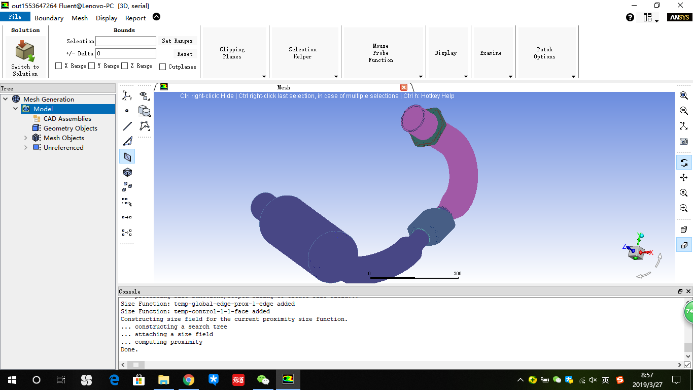 【Fluent Meshing】04：计算域提取_fluent抽取流体域-CSDN博客