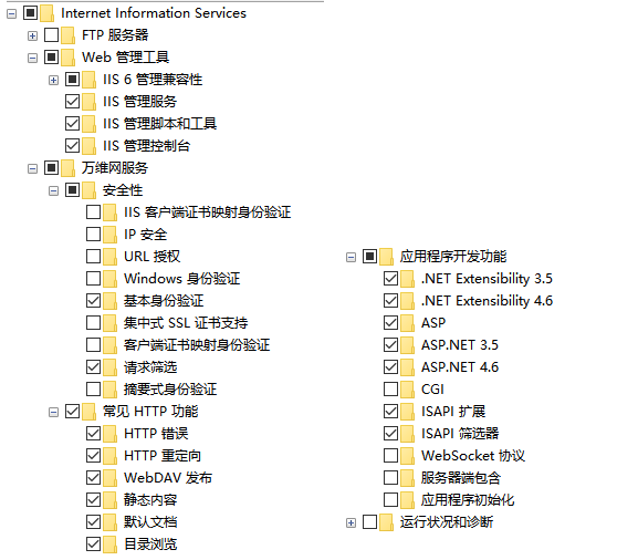 Win10下IIS配置、项目发布、添加网站_win10 iis 发布勾设置-CSDN博客