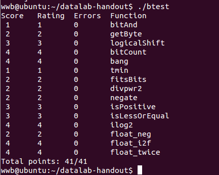 深入理解计算机系统实验二 datalab_bitcount, datalab-CSDN博客