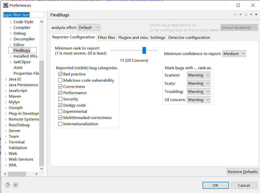 eclipse+findbugs安装使用及生成结果报告_findbugs生成报告-CSDN博客