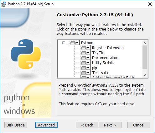 【Python】Python2.7.15 - Windows安装Python以及Python安装目录结构详解-CSDN博客