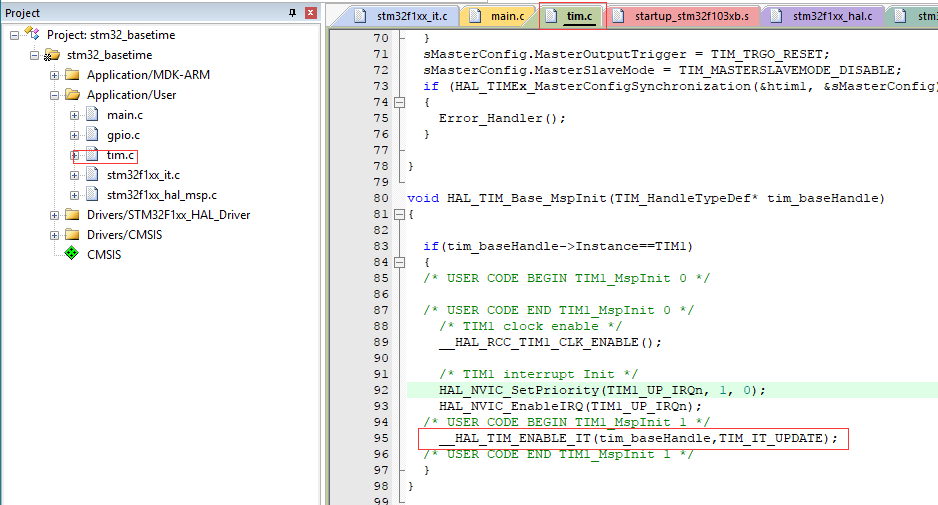 STM32 基础系列教程 4 – 基本定时器_stm32f103c8 10ms定时器-CSDN博客