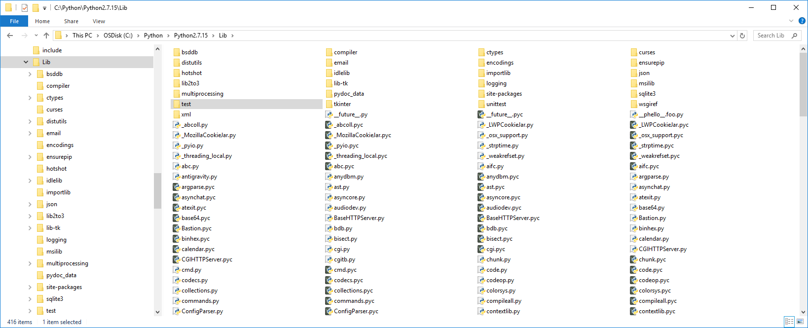 【Python】Python2.7.15 - Windows安装Python以及Python安装目录结构详解-CSDN博客