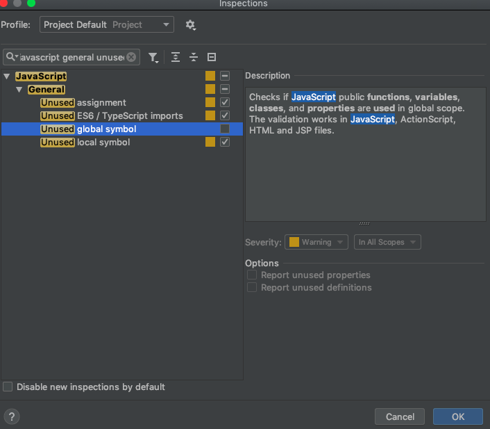 提示Unused default export错误，如何解决-CSDN博客
