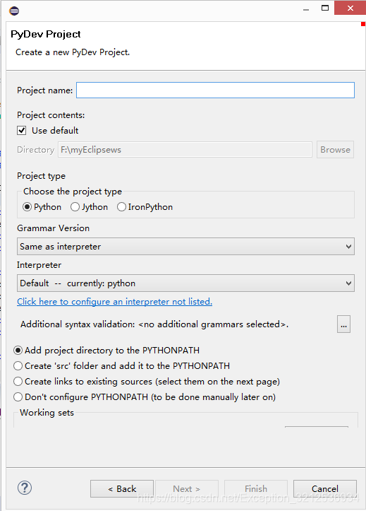 Eclipse中书写python程序eclipse可以写python吗 Csdn博客