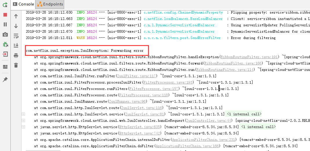 Load balancer does not have available server for client在Zuul中报错的解决办法_zuul load balancer does not ...
