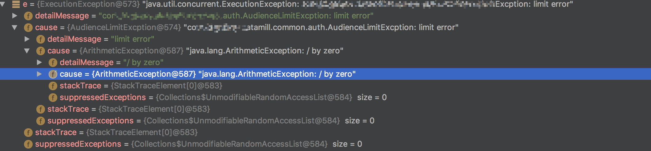 Java中多层异常包裹时候获取最底层的最真实异常-分析Java异常栈_java 捕获最底层异常-CSDN博客