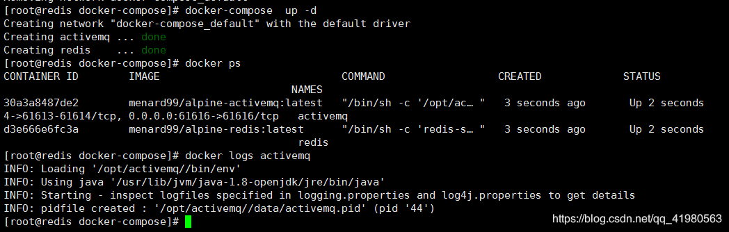 Docker Compose启动容器后自动退出docker Compose Up 服务启动成功后跳出 Csdn博客 8082
