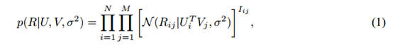 概率矩阵分解（Probabilistic Matrix Factorization）-CSDN博客