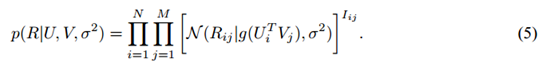 概率矩阵分解（Probabilistic Matrix Factorization）-CSDN博客