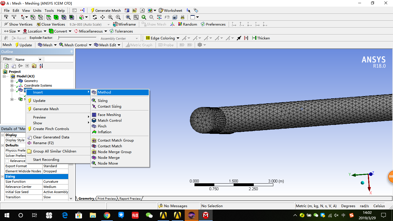 workbench mesh划分边界层网格_diyhoos的博客-CSDN博客_ansys mesh边界层