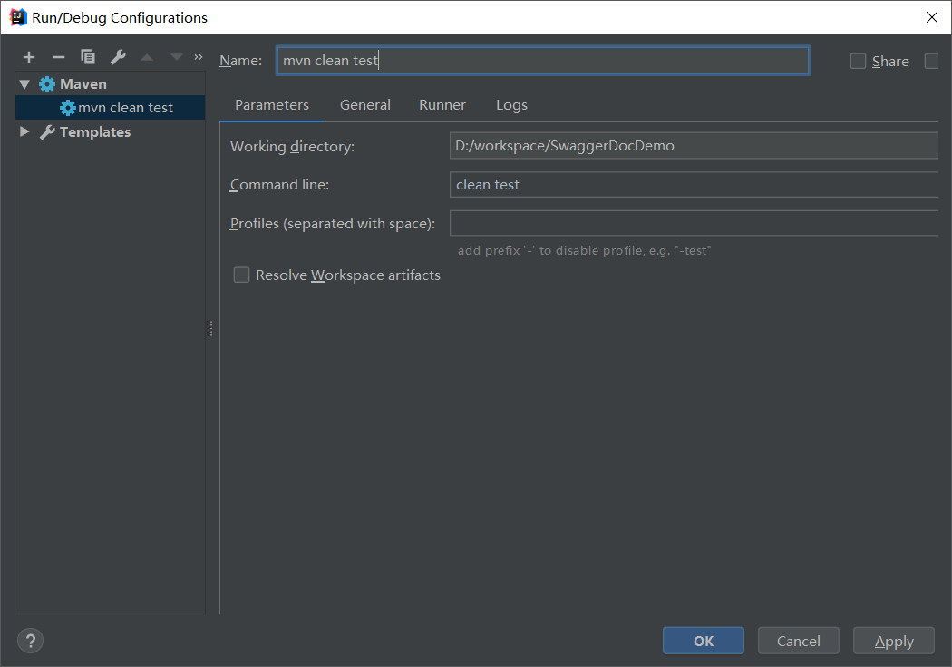 错误 LifecyclePhaseNotFoundException，Unknown lifecycle phase "mvn". You must specify a valid ...