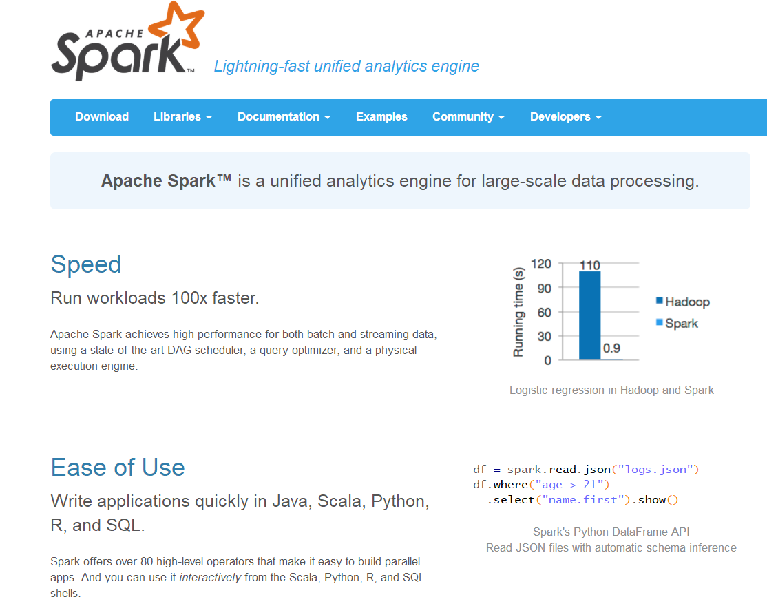 Spark生态圈概述以及Hadoop生态圈的比较_hadoop与spark生态系统的对比-CSDN博客