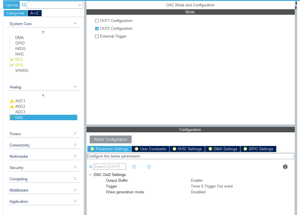 STM32F429新手入门多图教程---DAC正弦输出_stm32cubeide stm32f429+dac-CSDN博客
