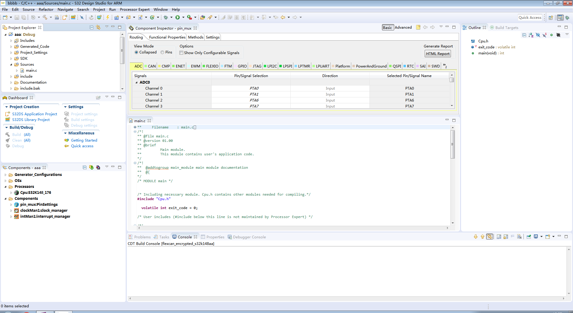 S32 Design Studio IDE for Arm教程二之新建工程_s32 design studio新建工程时出现 ...