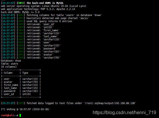 使用sqlmap对owasp靶机进行sql注入练习操作实例展示owaspbwa的sql注入示例 Csdn博客