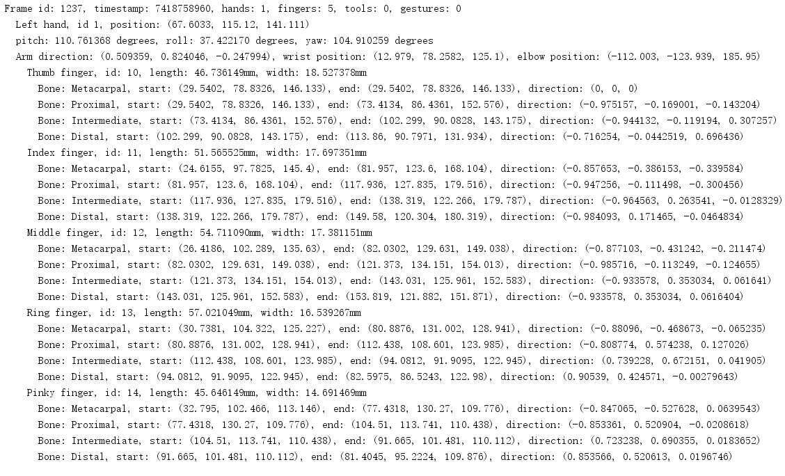 Python玩转Leap Motion（一）——环境配置与样例测试_python使用leapmotion-CSDN博客