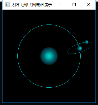 Use Python to simulate the sun-earth-moon motion model - Programmer Sought