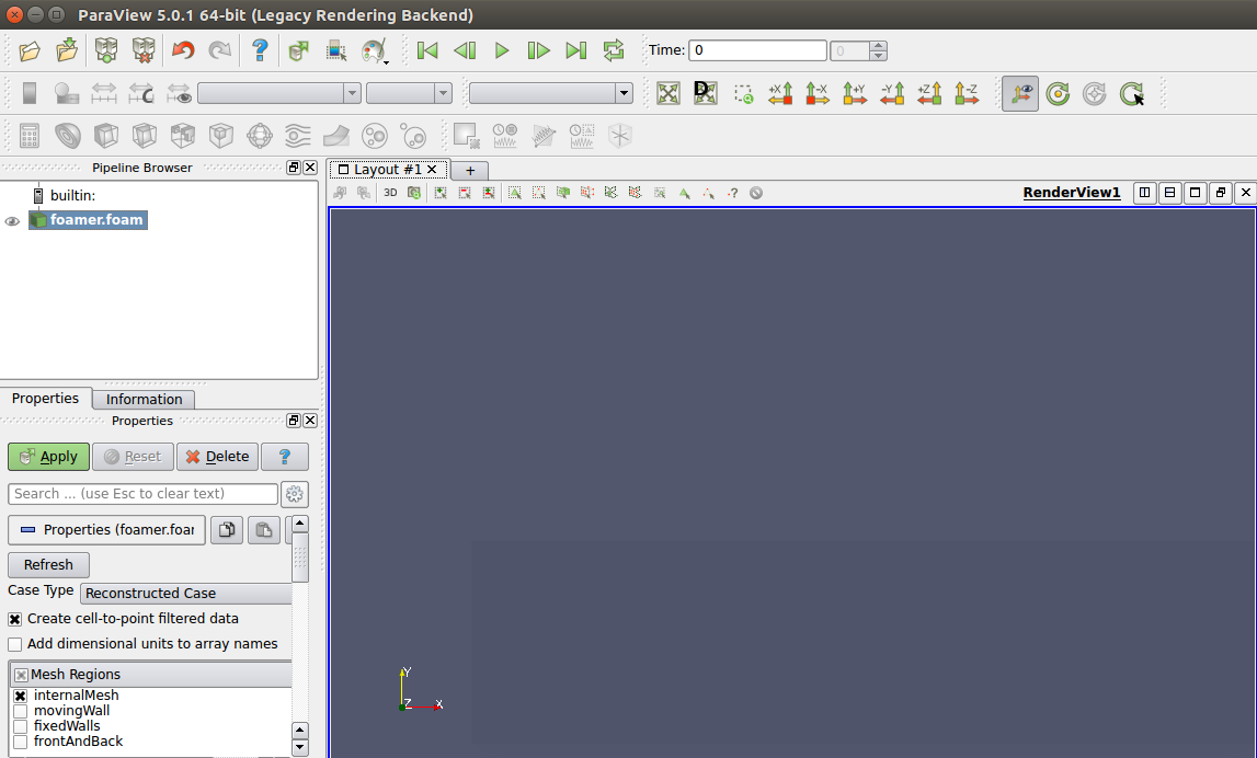 openFoam4.0 学习记录（一）：Tutorials 之 Lid-driven Cavity Flow_paraview中controldict讲解-CSDN博客