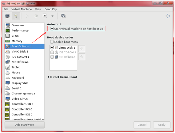 KVM虚拟机设置开机自启动_virsh 自动 autostarted 位置-CSDN博客