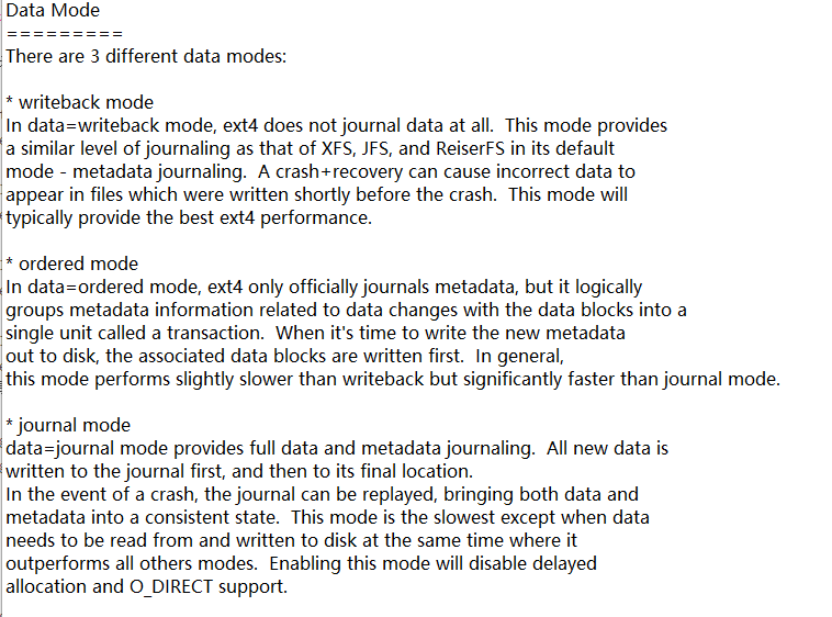 Ext4文件系统三种日志模式——journal、ordered、writeback_ext4 journal-CSDN博客