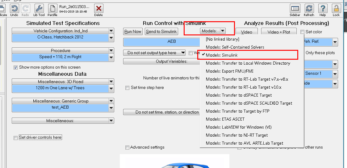 MATLAB与carsim联合仿真——简单AEB算法测试_aeb算法代码 c++-CSDN博客