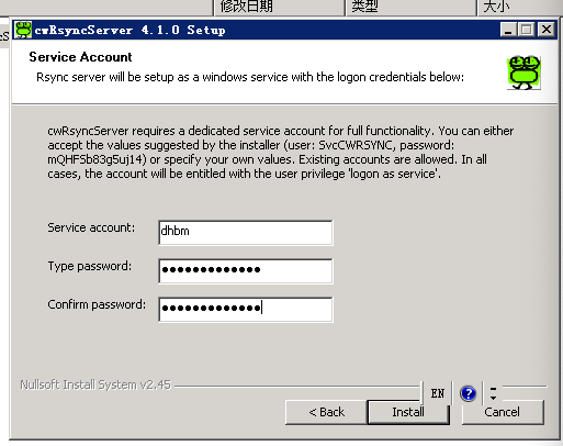 cwRsyncServer 从 windows server 2008 同步到 CentOS_cwrsyncserver安装完找不到服务-CSDN博客
