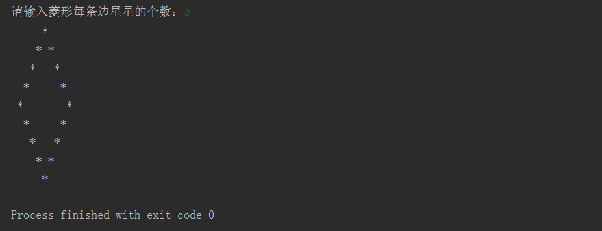 Python打印实心和空心菱形python代码，中空菱形 Csdn博客 