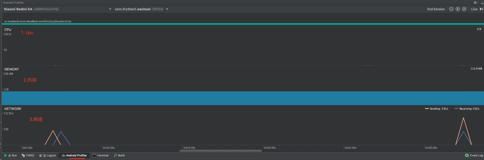 学习笔记：Android Profiler 工具的使用_android profiling使用-CSDN博客