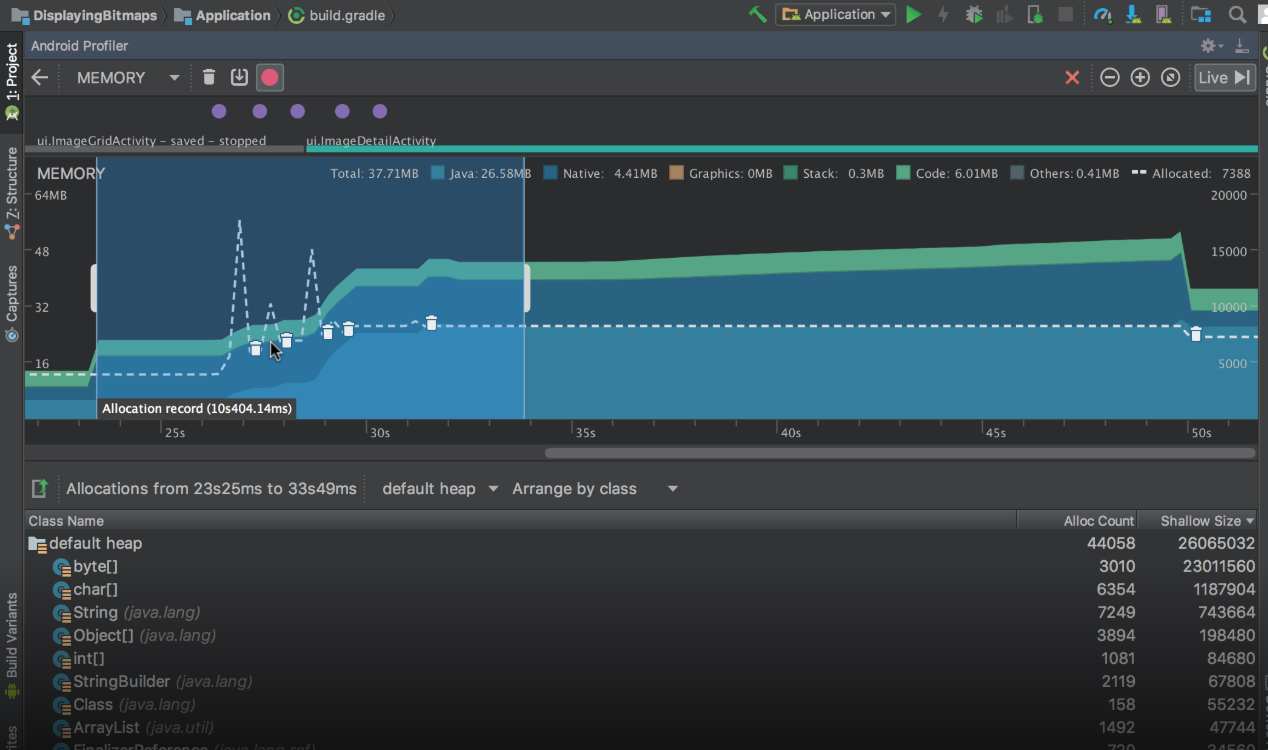 学习笔记：Android Profiler 工具的使用_android profiling使用-CSDN博客