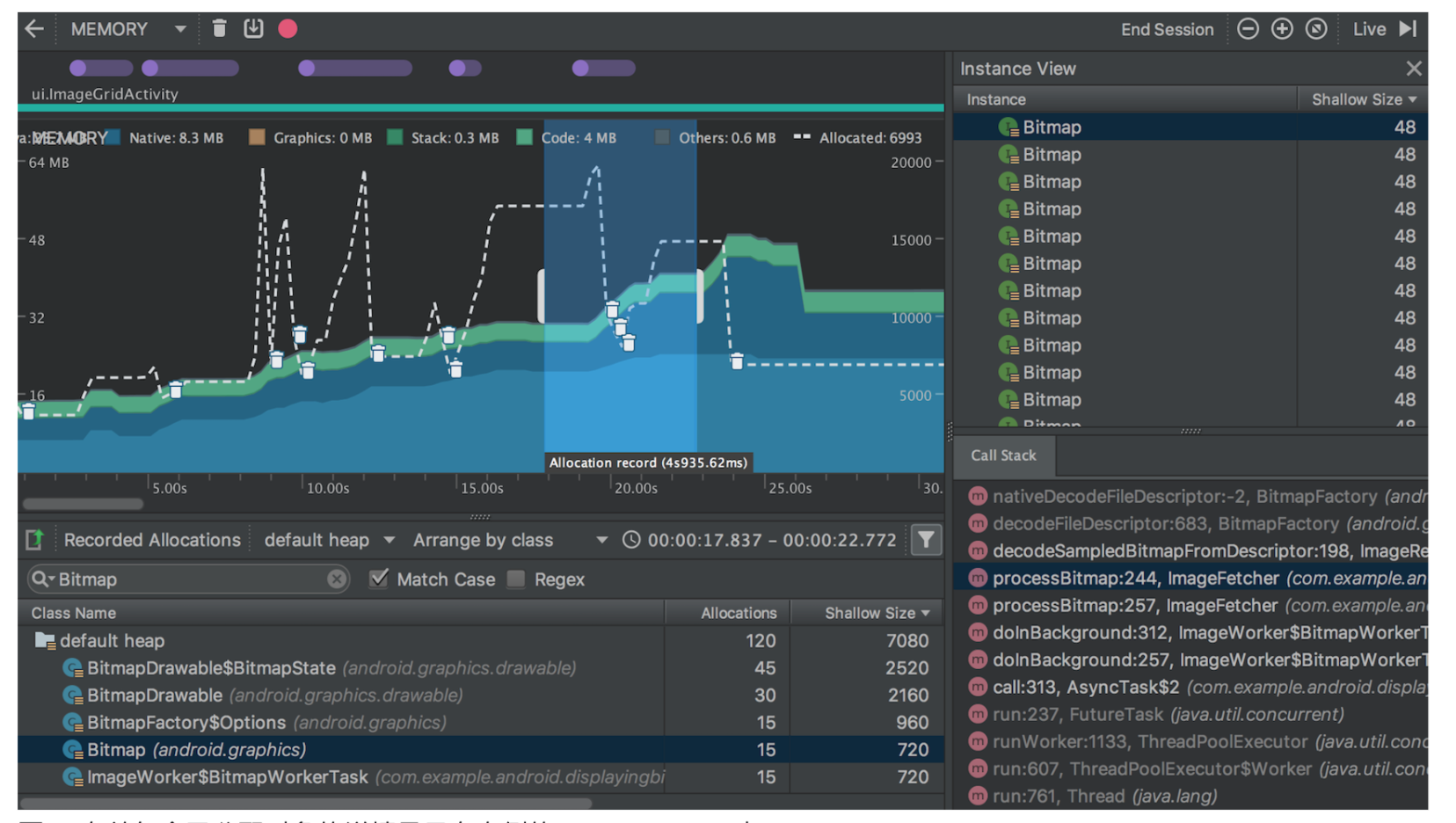 学习笔记：Android Profiler 工具的使用_android profiling使用-CSDN博客