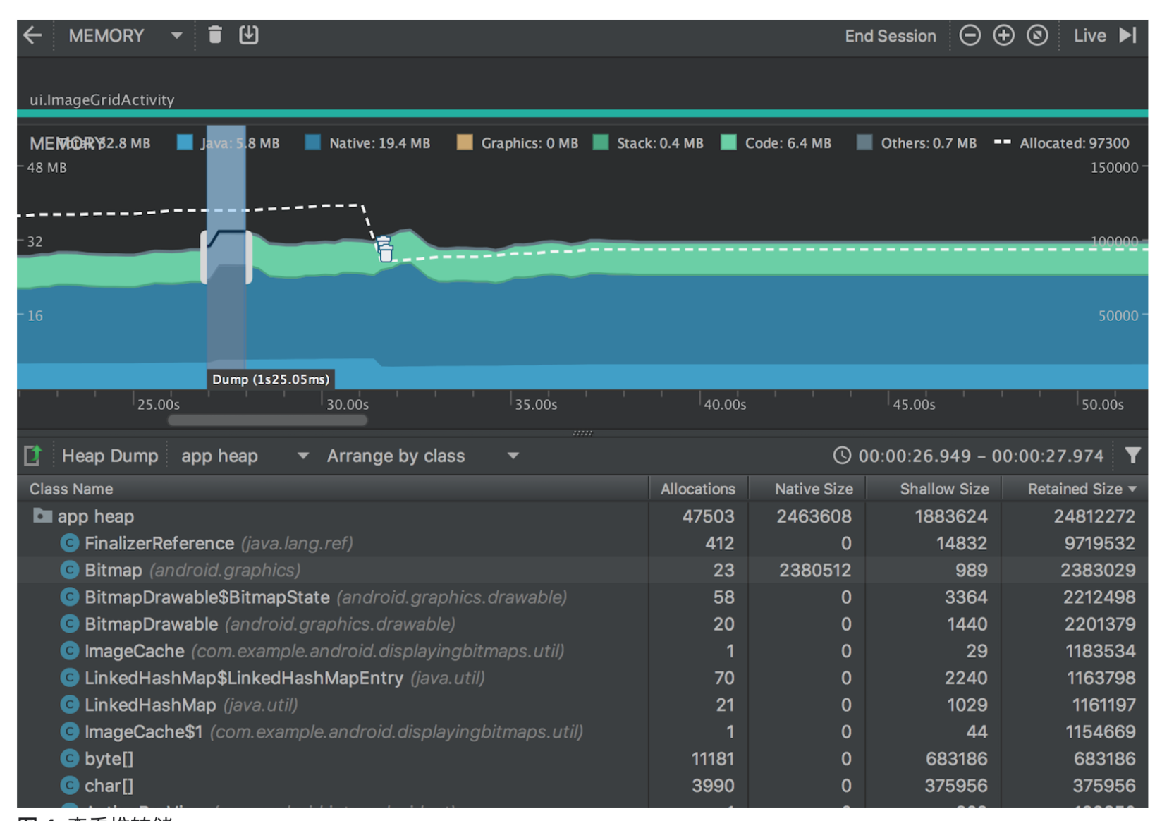 学习笔记：Android Profiler 工具的使用_android profiling使用-CSDN博客