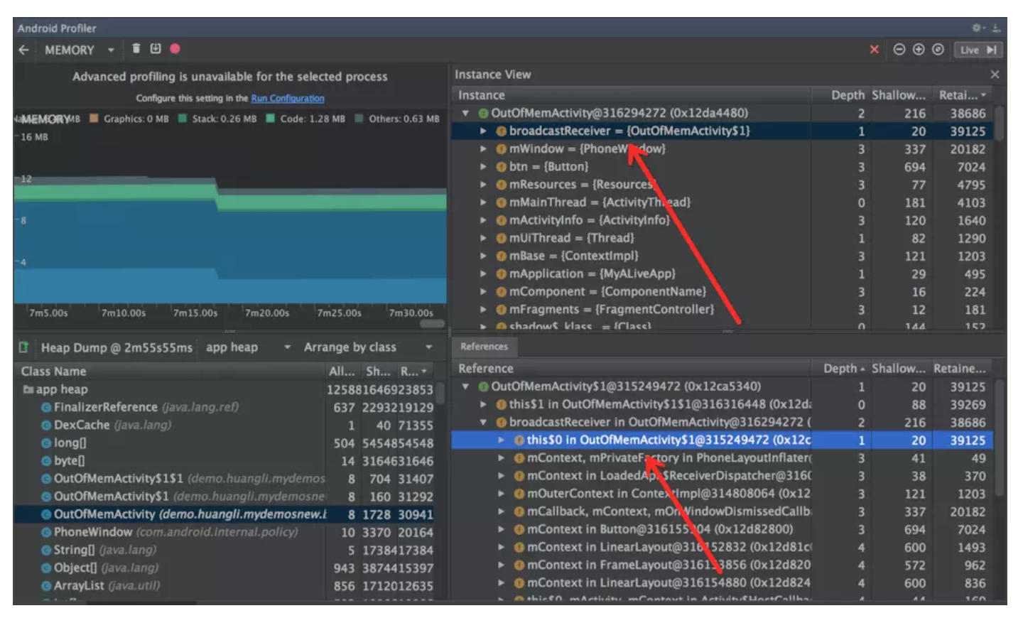 学习笔记：Android Profiler 工具的使用_android profiling使用-CSDN博客